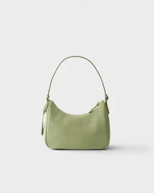 Prada Re-edition 2005 Nubuck And Saffiano Leather Mini-bag