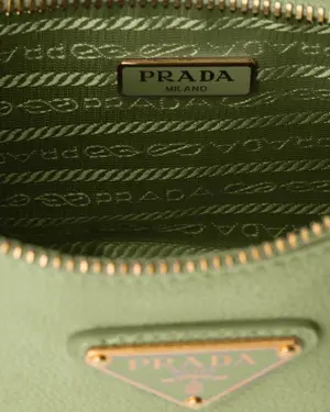 Prada Re-edition 2005 Nubuck And Saffiano Leather Mini-bag