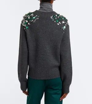 Dorothee Schumacher Sweater With Crystal Appliqué Decoration
