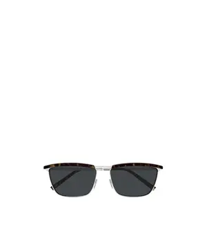 Saint Laurent Rectangular Frame Sunglasses - Black