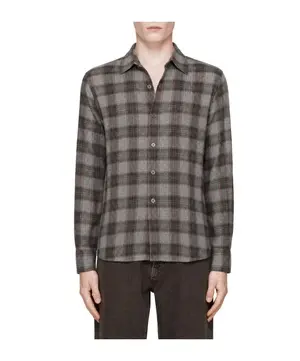 SUNFLOWER Studio Check Seersucker Shirt