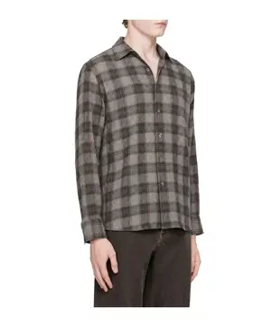 SUNFLOWER Studio Check Seersucker Shirt