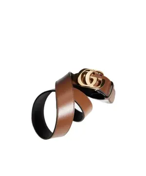 Gucci Cut Gg Marmont Belt - Brown