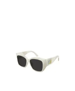 Balenciaga Bb-logo Square Frame Sunglasses