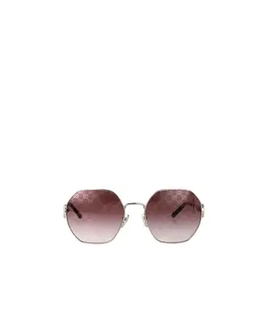 Gucci Irregular Frame Sunglasses - Silver