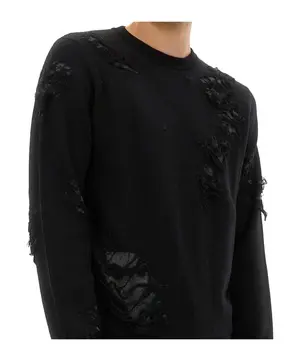 MAISON MARGIELA Distressed Knitted Jumper