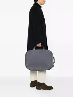Emporio Armani Logo-plaque Backpack - Grey