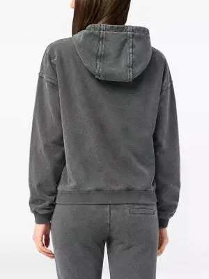 PLEIN SPORT Acid-wash Zip-up Hoodie