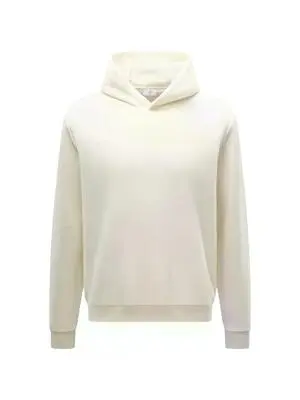04651 / A TRIP IN A BAG Fine-knit Hoodie - Neutrals