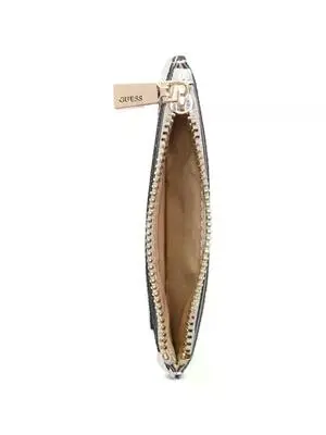 Guess Carrie Logo Credit Card Case - Black