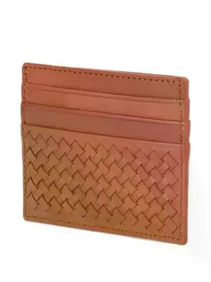 Dragon Diffusion Woven Leather Card Holder