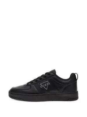 Guess Venko Logo-embroidered Sneakers - Black