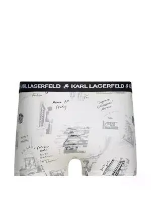Karl Lagerfeld Sketches Of Rome Trunks