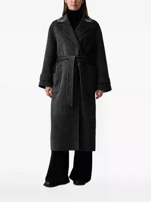 KAOS Embellished Belted Coat
