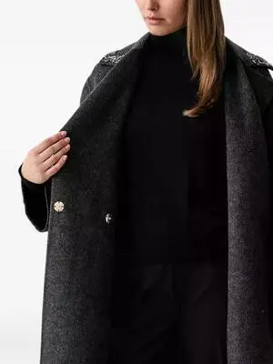 KAOS Embellished Belted Coat