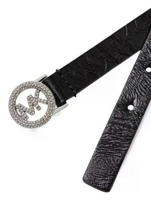 Michael Kors Reversible Crystal-embellished Belt