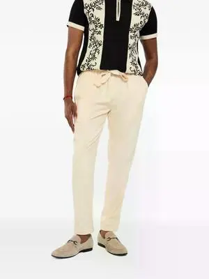 INTERNATIONAL APPEAL Straight-leg Trousers - Neutrals