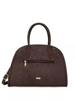 MORGAN Crocodile-effect Tote Bag