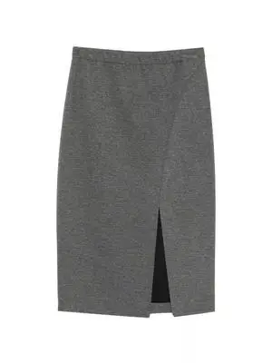 Liviana Conti Front-slit Pencil Midi Skirt