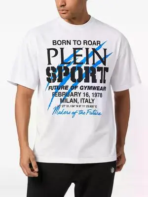 PLEIN SPORT Logo-print T-shirt - White