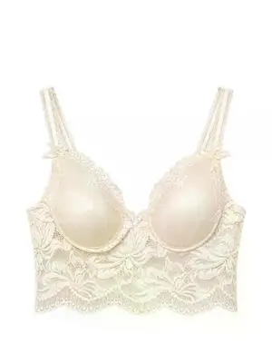 Rabanne Lace-trim Cropped Top