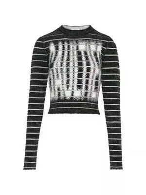 JEAN PAUL GAULTIER Striped Sweater - Black