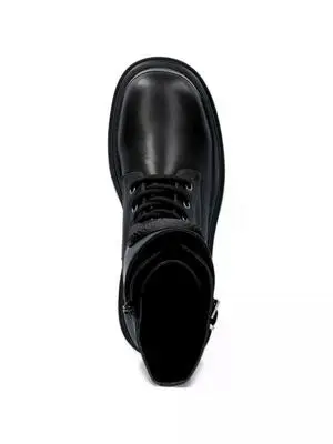 Just Cavalli Buckle-detail Logo-patch Boots