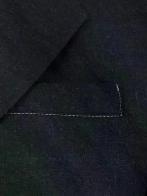 TELA Contrast-stitch Single-breasted Jacket