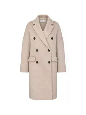 Antonelli Firenze Double-breasted Coat - Neutrals