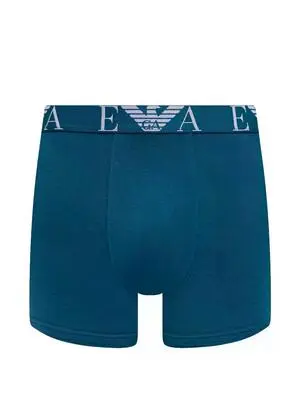 Emporio Armani Five-pack Stretch Cotton-jersey Trunks With Logo-waistband