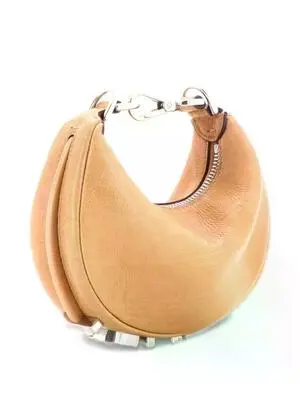 Fendi Fendigraphy Bag Leather Nano Hobo Bag