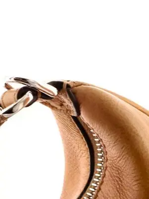 Fendi Fendigraphy Bag Leather Nano Hobo Bag