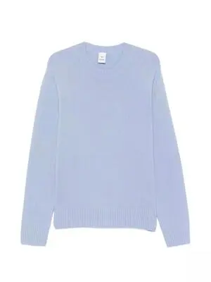 WON HUNDRED Crew-neck Ribbed-trim Sweater - Blue
