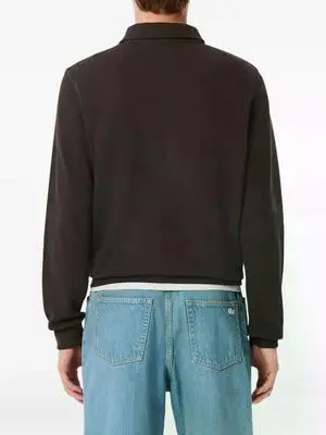 Lacoste Logo-patch Polo-collar Sweater