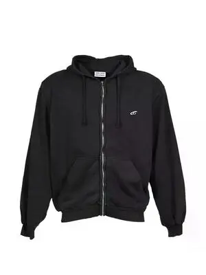 GREG ROSS V2 Shoulder-pad Zip-up Hoodie