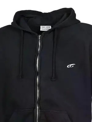 GREG ROSS V2 Shoulder-pad Zip-up Hoodie