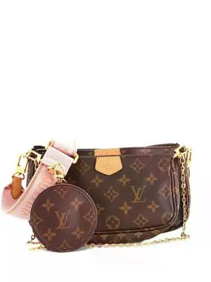 LOUIS VUITTON Multi Pochette Accessoires Monogram Canvas Crossbody Bag - Brown
