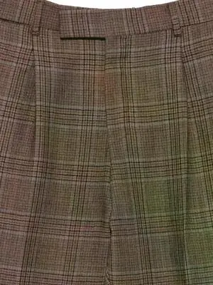 PT TORINO Prince Of Wales Check Pleated Trousers