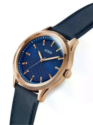 Guess Textured-dial 44mm Watch