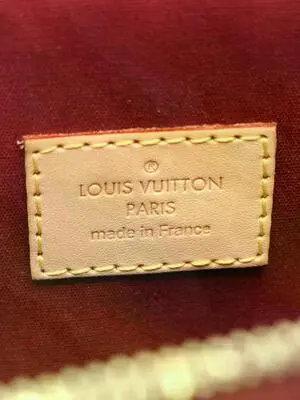 LOUIS VUITTON 2014 Pm Lockit Monogram Vernis Tote Bag - Red