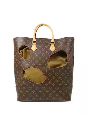 LOUIS VUITTON X Comme Des Garcons 2014 Bag With Holes Tote Bag - Brown
