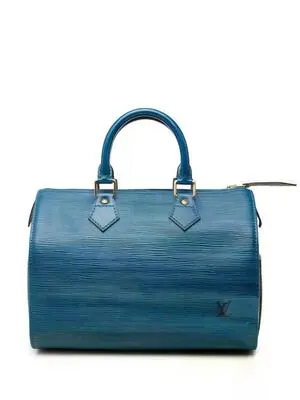 LOUIS VUITTON 1995 Epi Speedy 25 Boston Bag - Blue