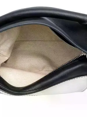 Loewe 2019 Mini Tricolor Calfskin Puzzle Satchel - Black