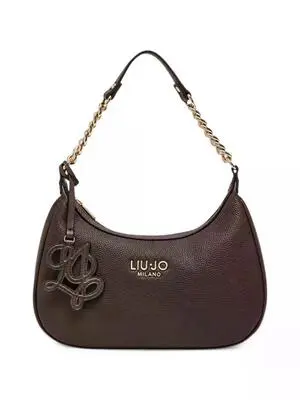 Liu Jo Logo-plaque Chain-link Shoulder Bag - Brown