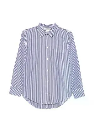 Max Mara Striped Cotton Shirt - Blue
