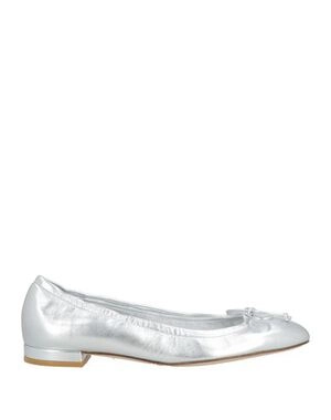 STUART WEITZMAN Ballet Flats Size Leather - Silver