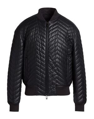 Emporio Armani Jacket Charcoal Size Lambskin - Grey