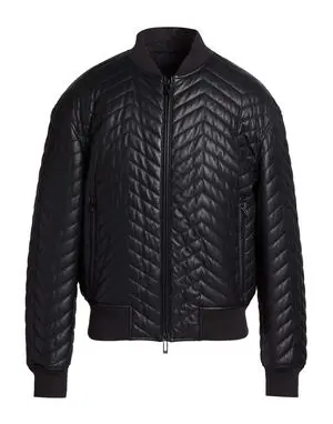Emporio Armani Jacket Charcoal Size Lambskin