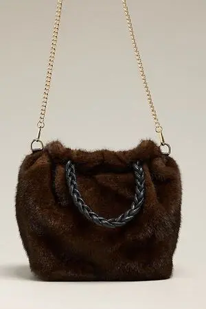 LISI LERCH Heather Faux Fur Top Handle Bag
