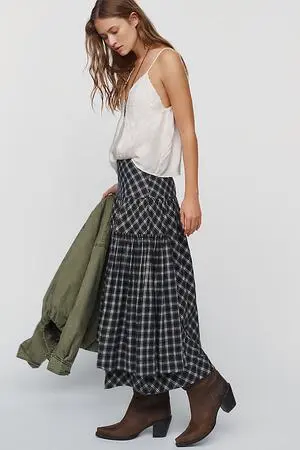 DAMSON MADDER Raya 100% Cotton Midi Skirt